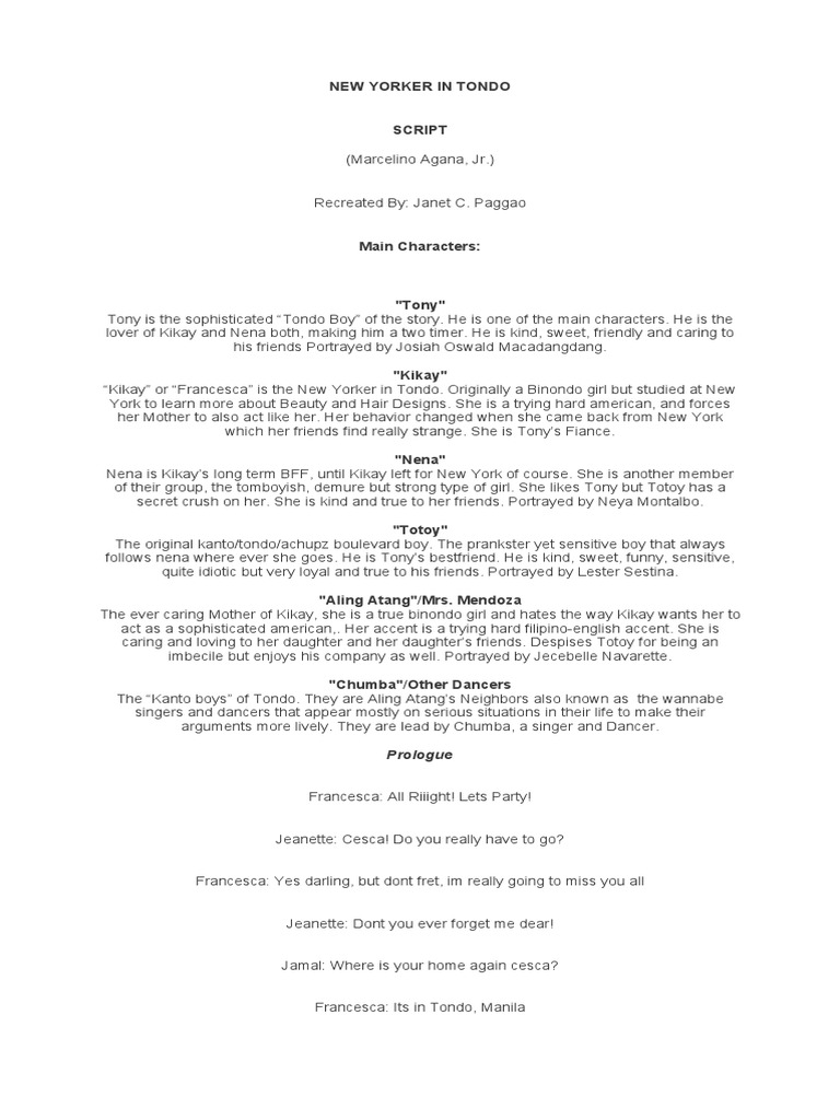 New Yorker in Tondo | PDF