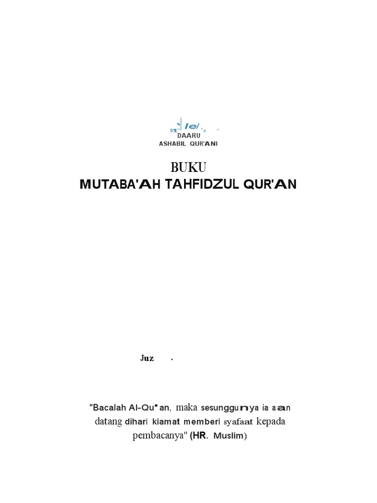 Buku Mutabaah | PDF | Agama & Spiritualitas