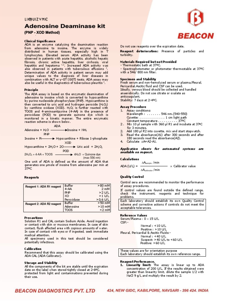 Kit Insert Compressed 080619 | PDF | Pancreas | Ammonia