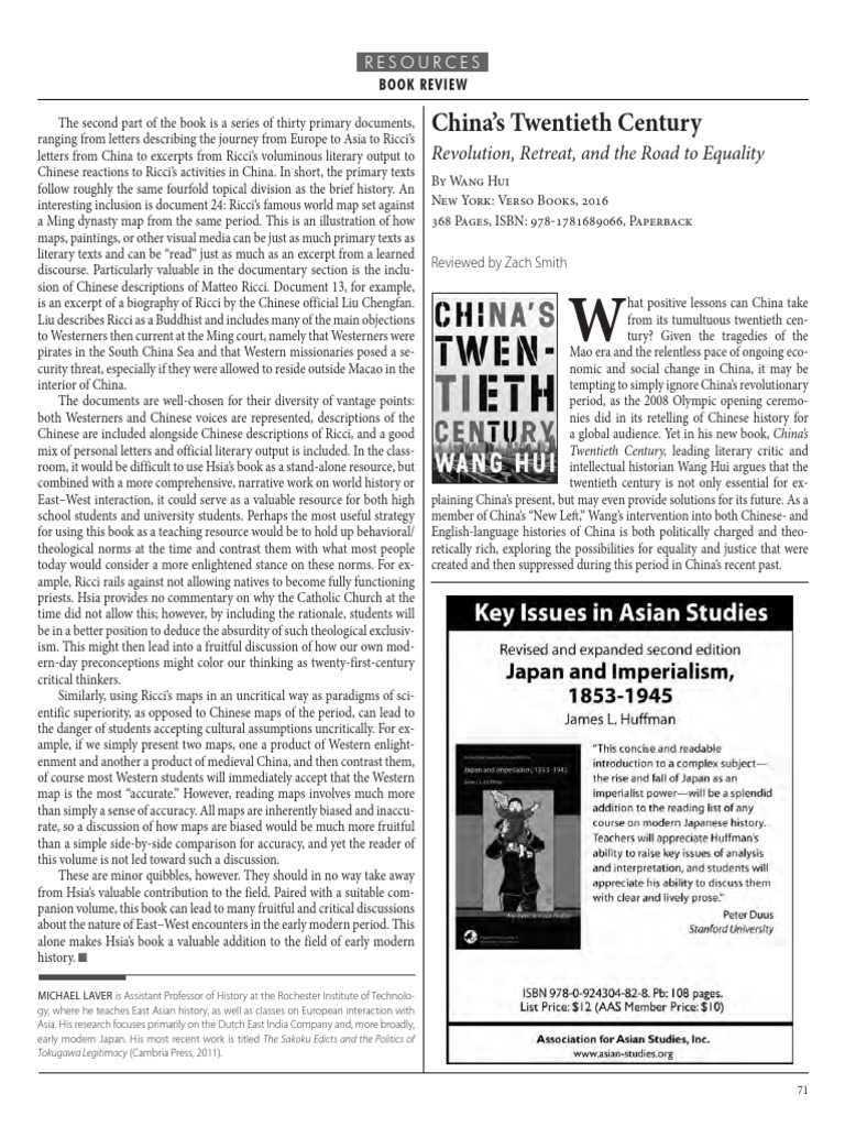 China's Twentieth Century: Lessons and Challenges | PDF | China | World ...