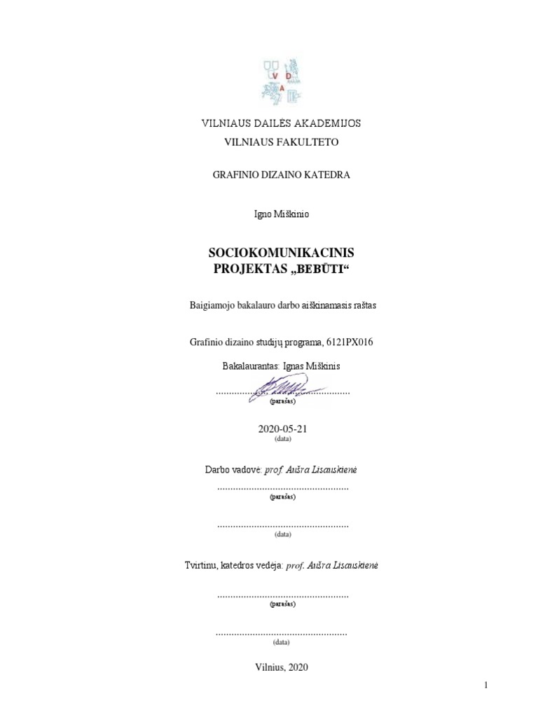 PVZ Ignas Miskinis | PDF