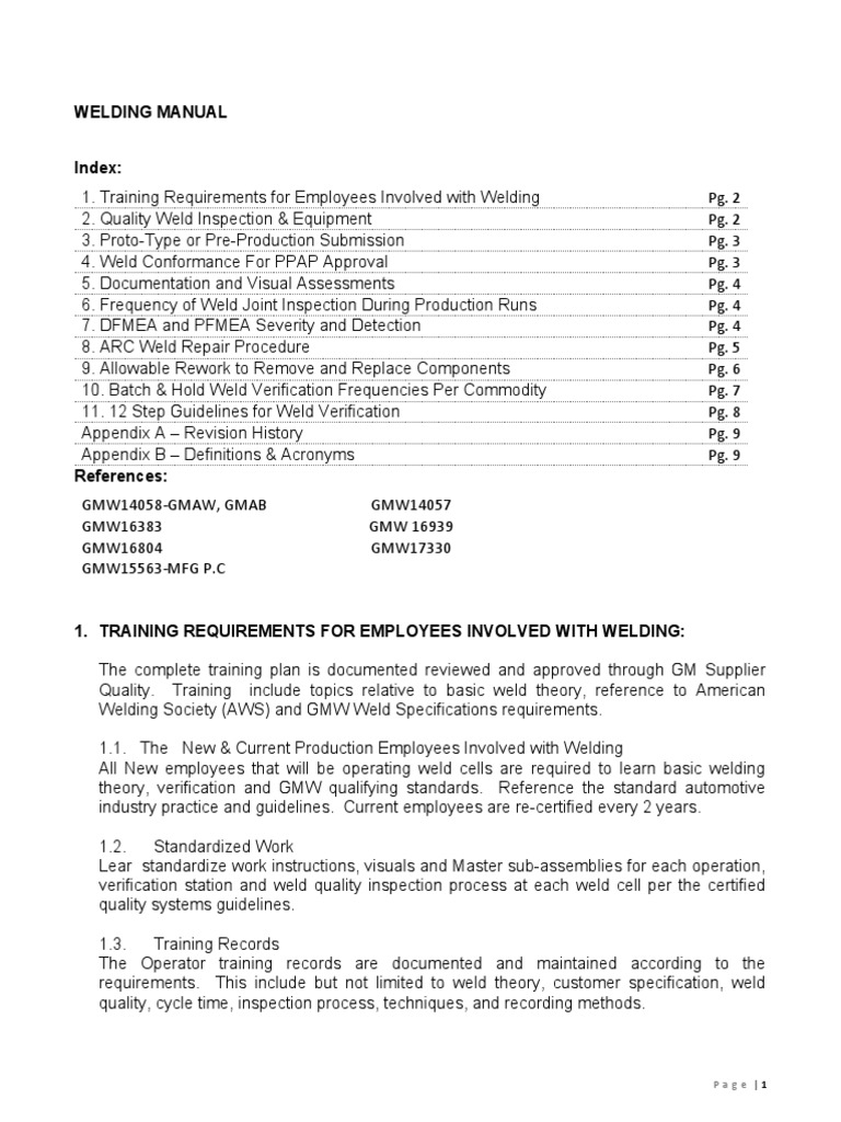 Welding Quality and Inspection Guide | PDF | Welding | Construction