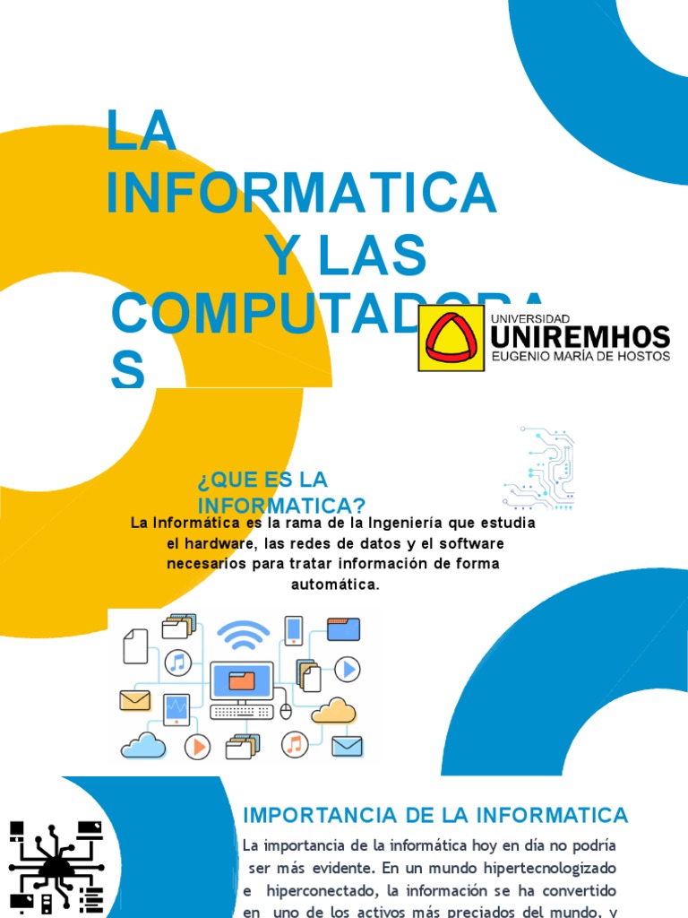 Presentación Proyecto Universitario Moderno Minimalista Amarillo y Azul ...