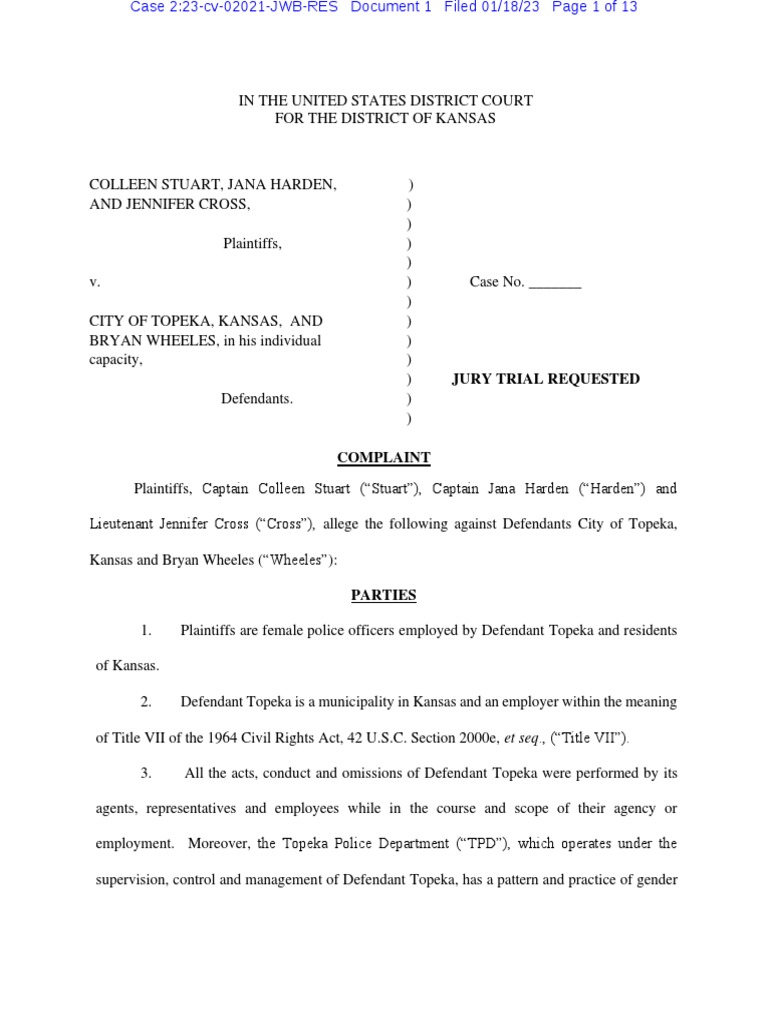 Lawsuit Document | PDF | Damages | Punitive Damages