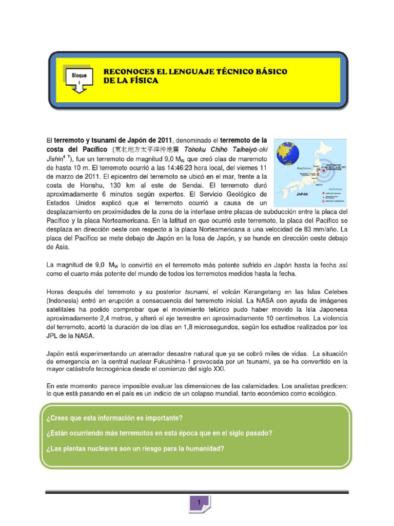 Bloque 1 Fã Sica 1 Pdf