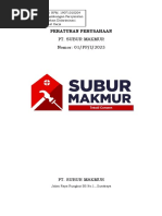 Contoh Peraturan Perusahaan | PDF