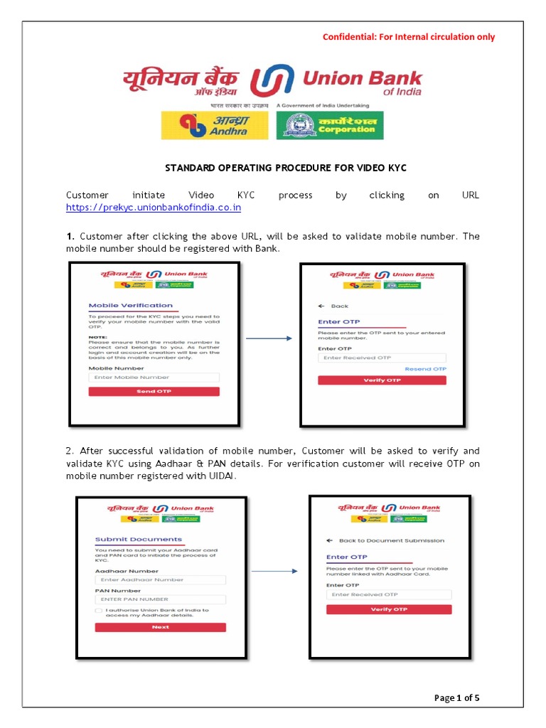 Sop Vkyc | PDF | Finance & Money Management