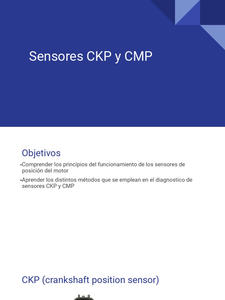 CKP y CMP | PDF | Sensor | Campo magnético