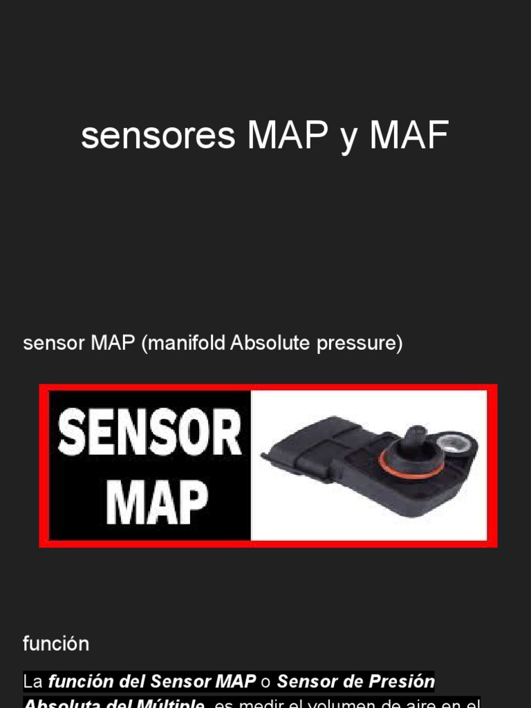 Sensores Map y Maf | PDF | Electrónica | Ingenieria Eléctrica
