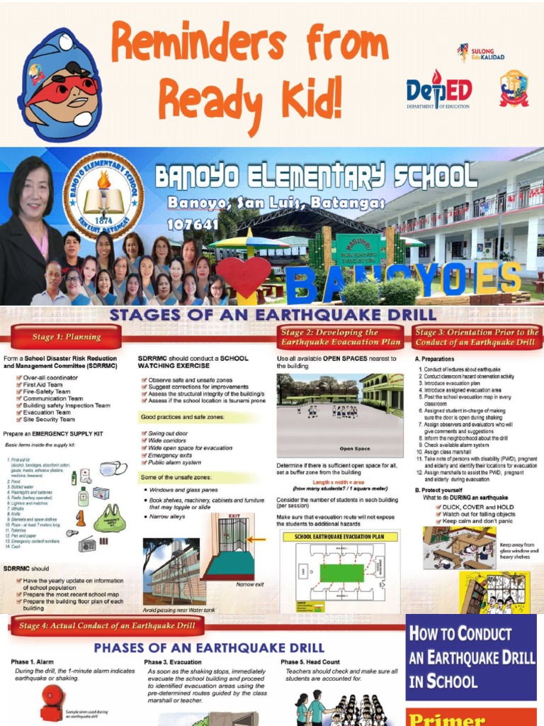 Fire and Earthquake Drill Presentation | PDF