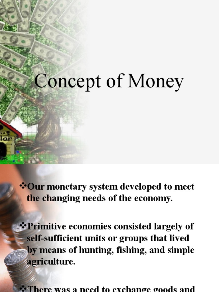 Concept of Money | PDF | Money | Banking