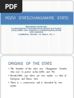 The Rozvi State | PDF