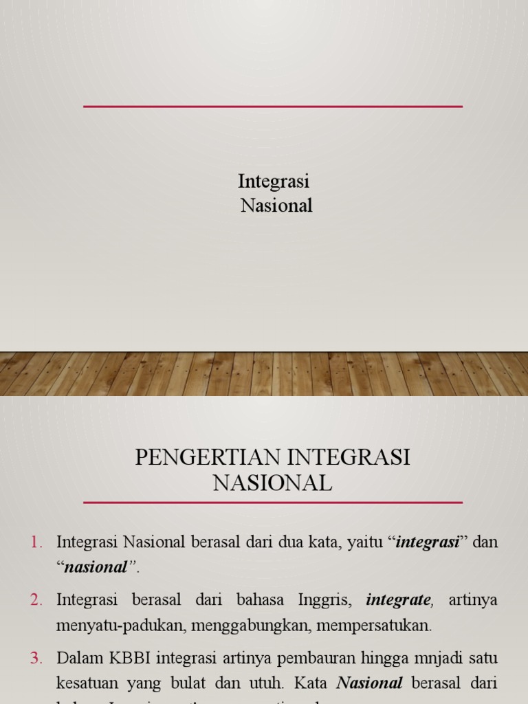 Integrasi Nasional | PDF | Politik | Ilmu Sosial
