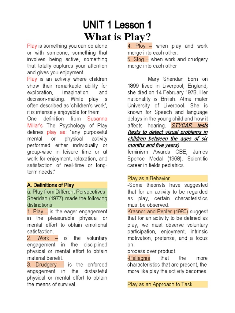 Play - ECE - Play and Developmentally Appropriate Practice | PDF ...