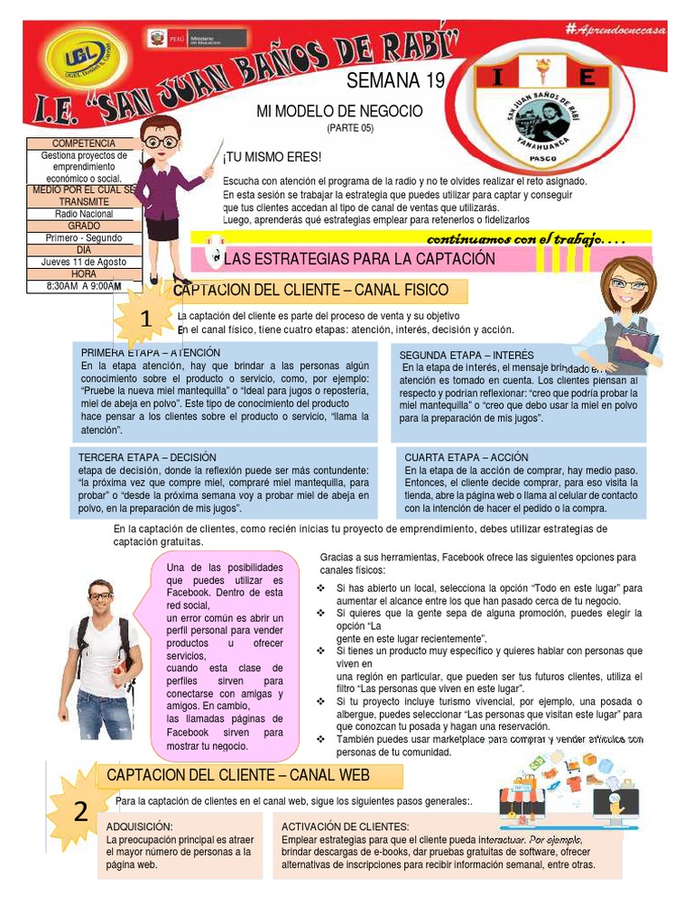 E.P.T. 1ro y 2do SEMANA 19 | PDF | Facebook | Iniciativa empresarial