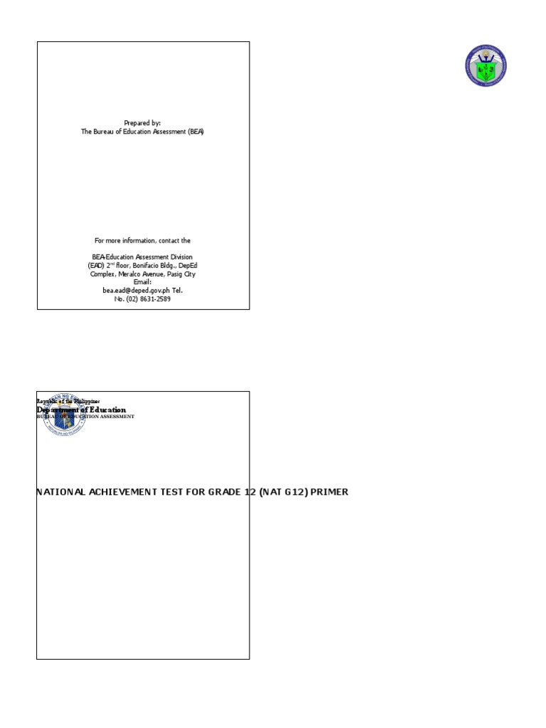 Primer Natg12 Sy2223 | Download Free PDF | Educational Assessment | Light