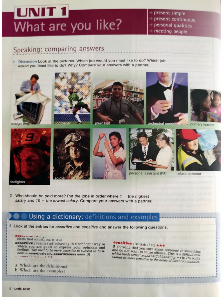 Unit 1 - SB - What Are You Like | PDF