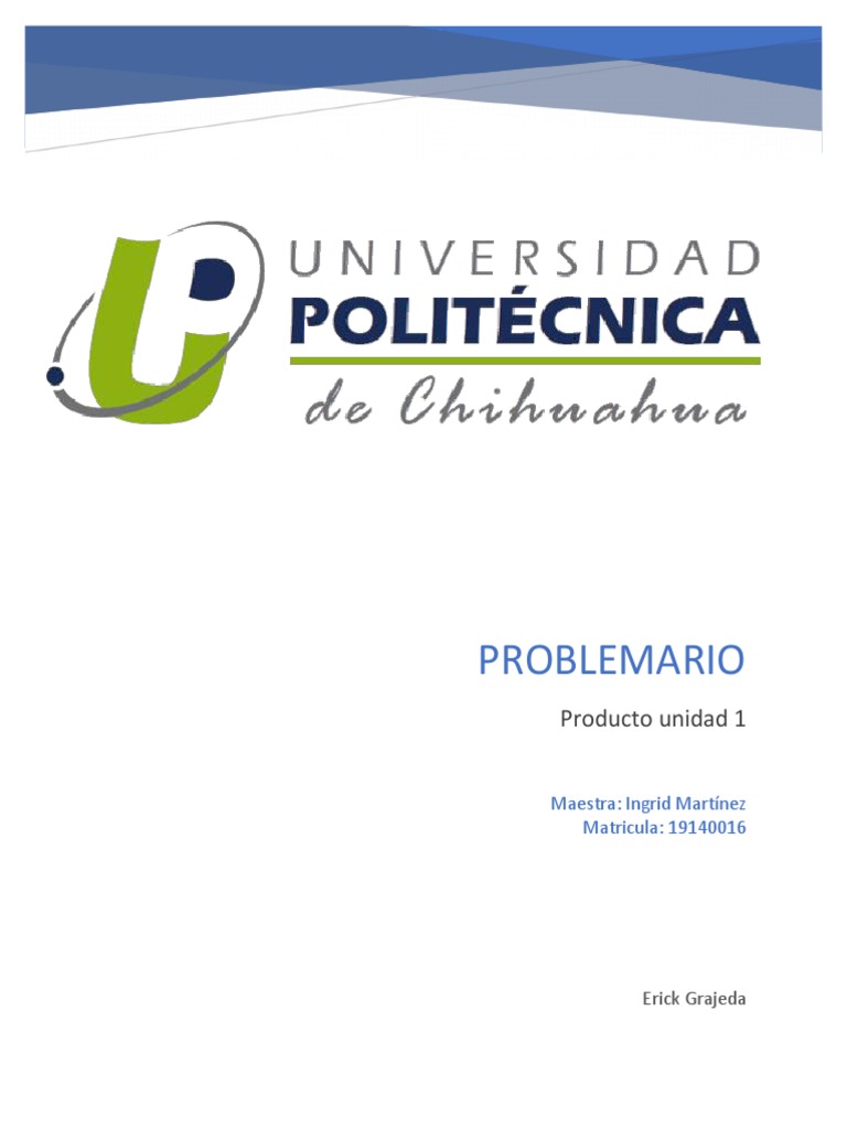 Problemario | PDF