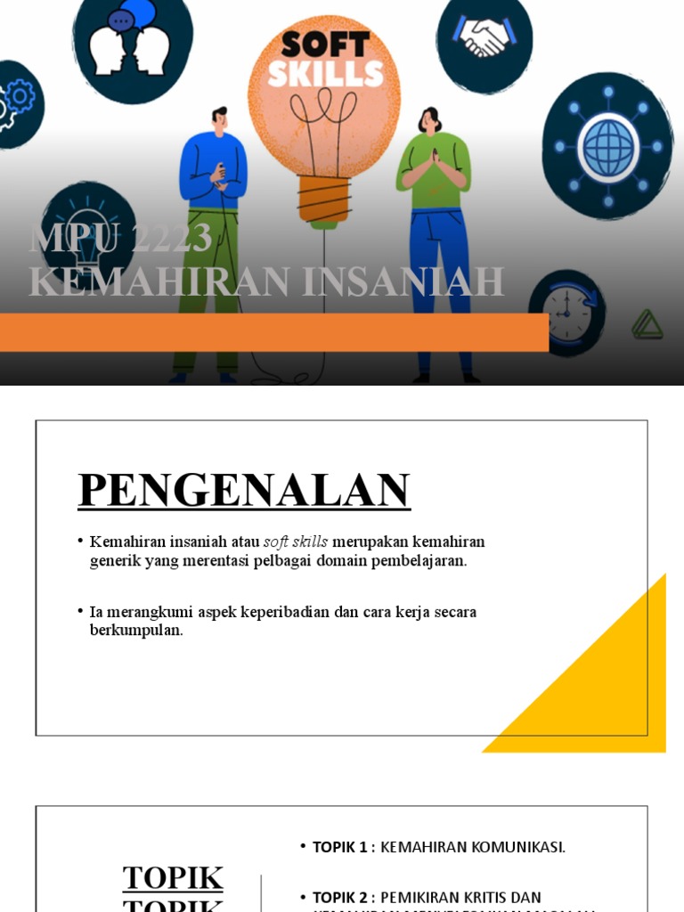 Mpu 2223 Kemahiran Insaniah Slides | PDF