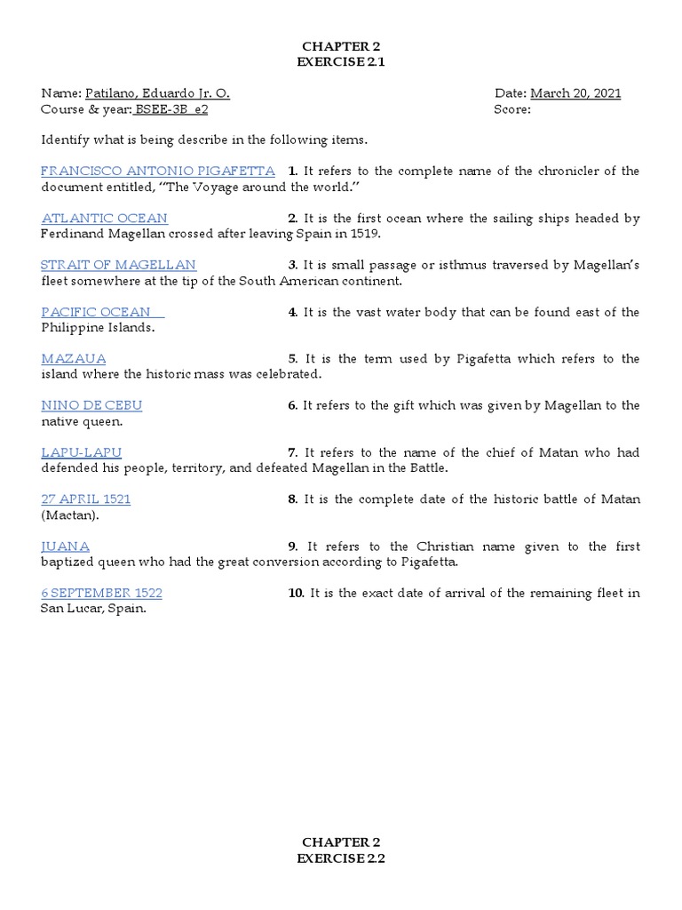 PATILANO - Eduardo Jr. - RPH - CHAPTER 2 | PDF