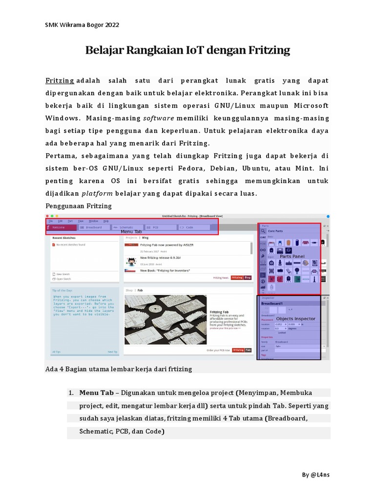 Belajar IoT dengan Fritzing | PDF | Seni | Komputer