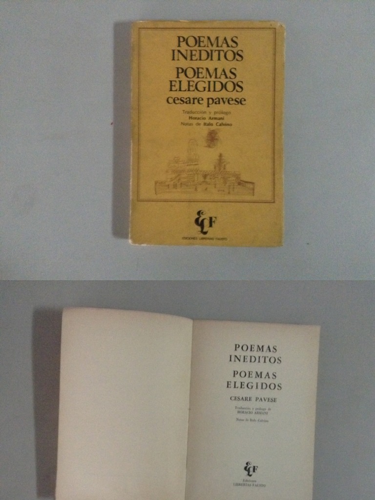 Poemas Inéditos Cesare Pavese | PDF