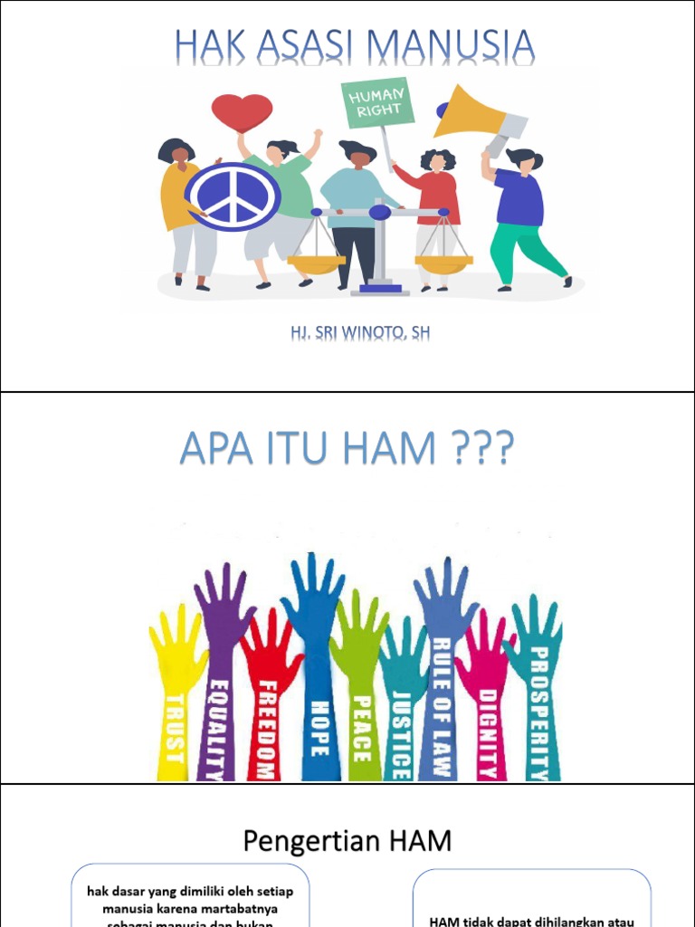 Hak Asasi Manusia Pak Winoto | PDF | Politik | Ilmu Sosial
