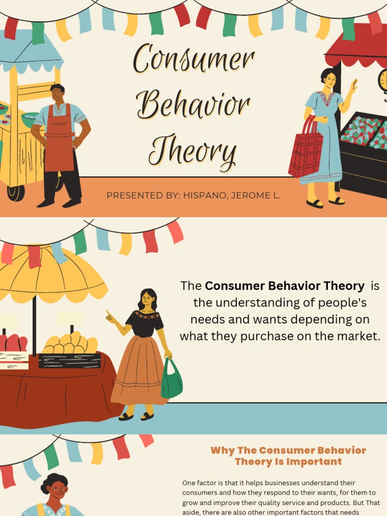 Consumer Theory | Download Free PDF | Consumer Behaviour | Behavior