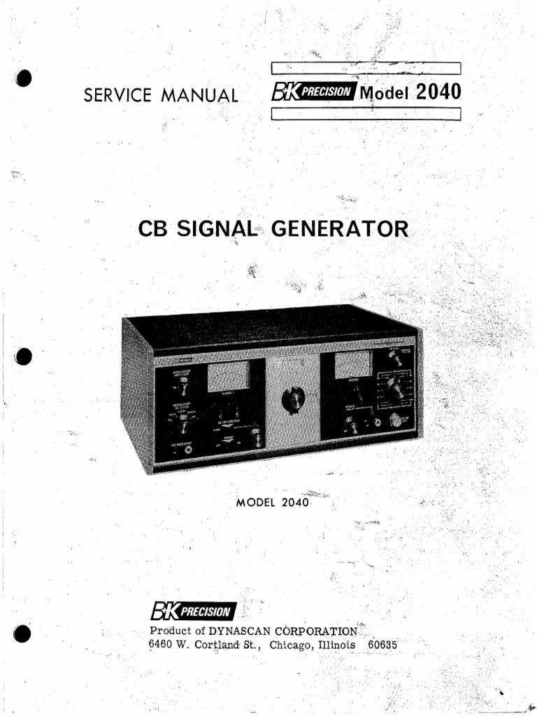 BK2040CBSignalGenerator 1772834077 | PDF