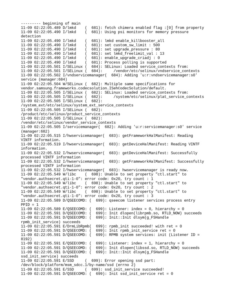 Logcat Prev CSC Log | PDF | Proprietary Software | Android (Operating System)