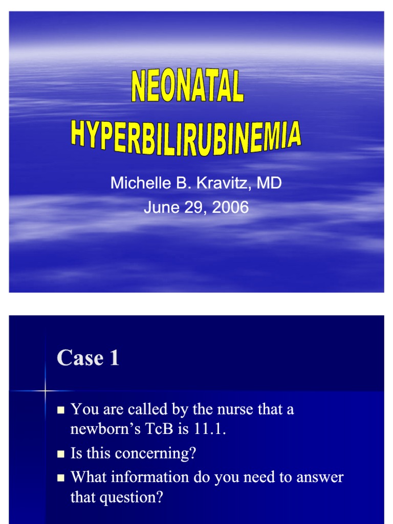 hyperbilirubinemia | Medical Specialties | Medicine