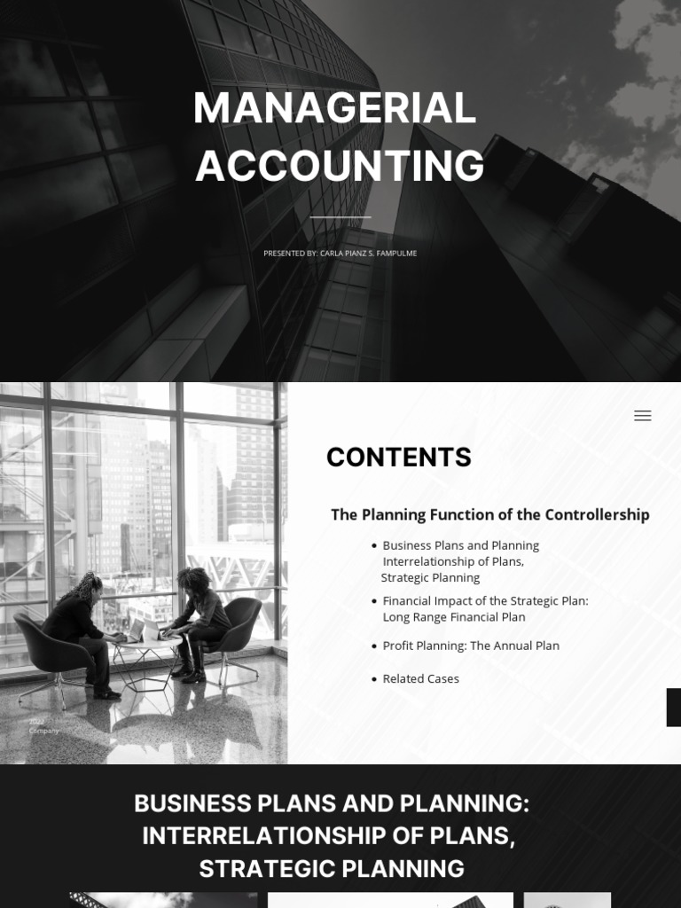 Controllership Functions in Planning | PDF | Budget | Strategic Planning