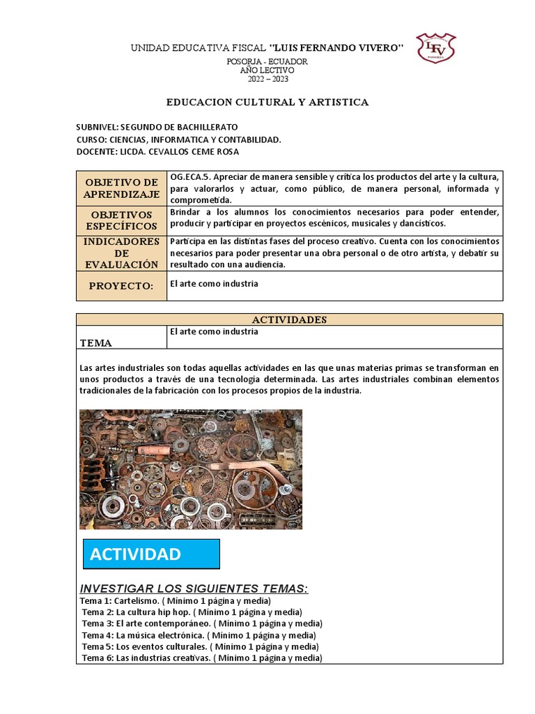 PROYECTOs ECA | PDF