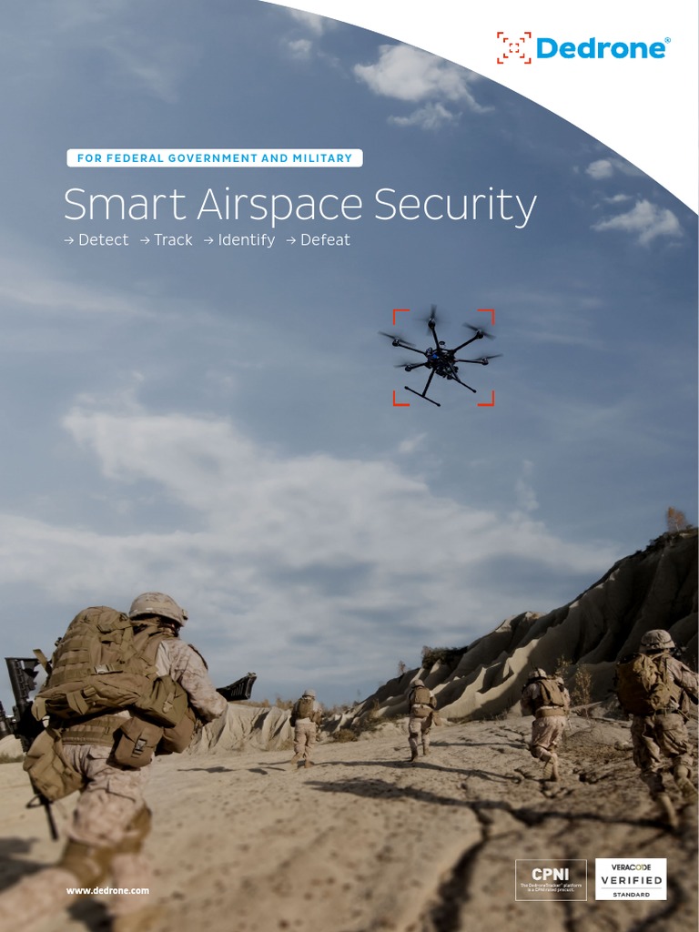 Dedrone Flyer Federal Military | PDF | Unmanned Aerial Vehicle ...