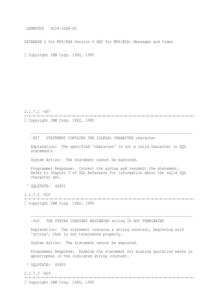 SQL Error Codes Sql String Computer Science Free 30 day Trial