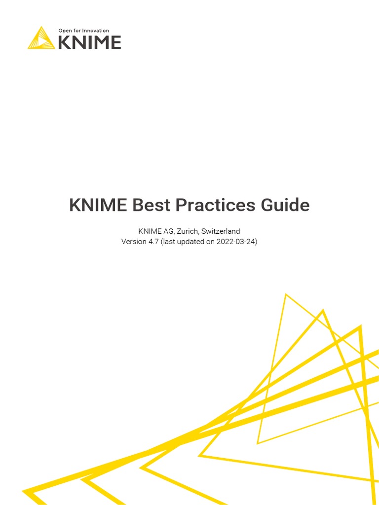 Analytics - Platform - Best - Practices - Guide Knime | PDF ...