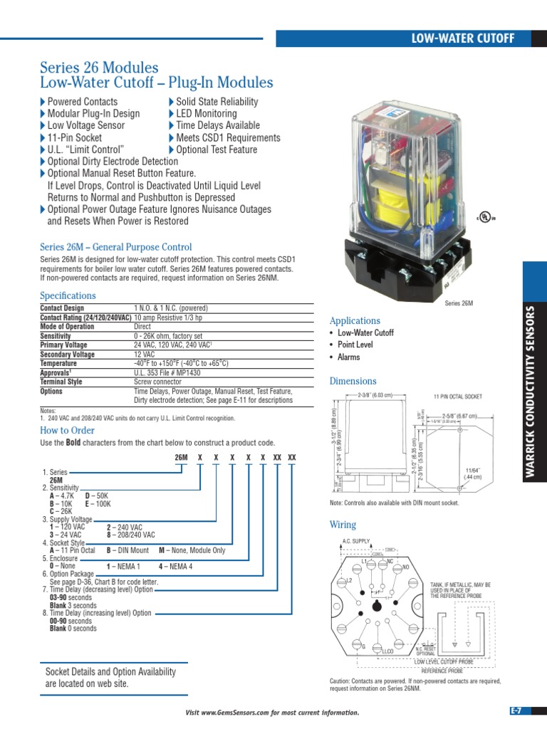 Warrick 26M Level Control Overview | PDF | Ac Power Plugs And Sockets ...