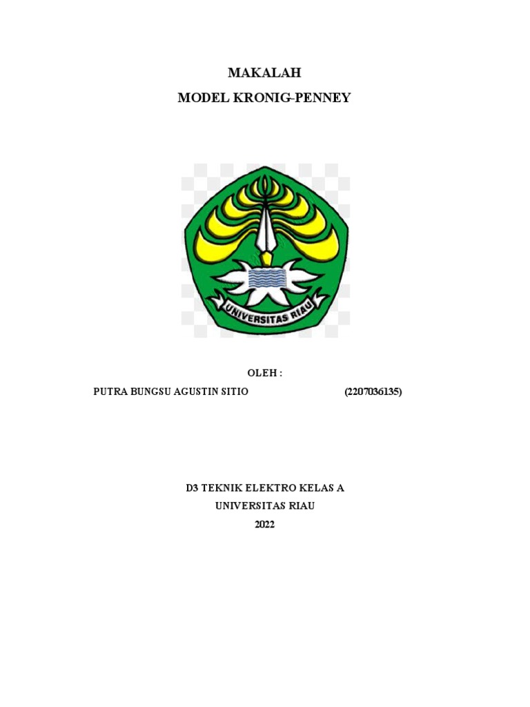 Model Kronig-Penney dalam Fisika Zat Padat | PDF