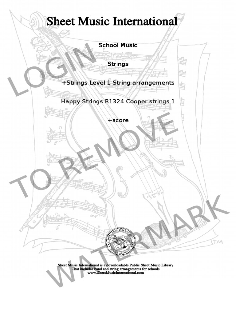 Happy Strings, Score | PDF
