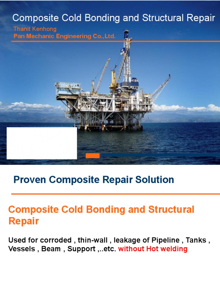 PRESENTATION - Belzona Cold Bonding | PDF | Pipe (Fluid Conveyance) | Corrosion