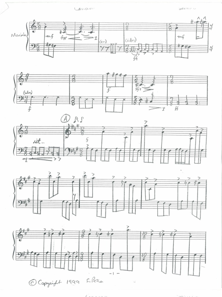 Marimba Solo "Cancion"