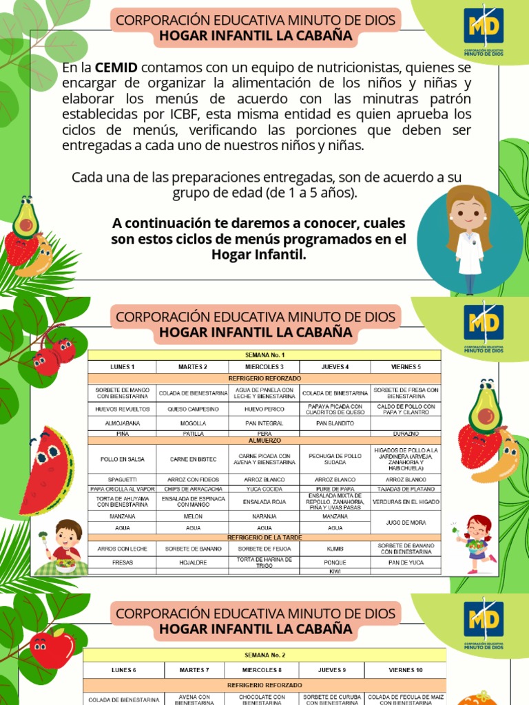 Menus Infantiles | PDF Menus Infantiles | PDF