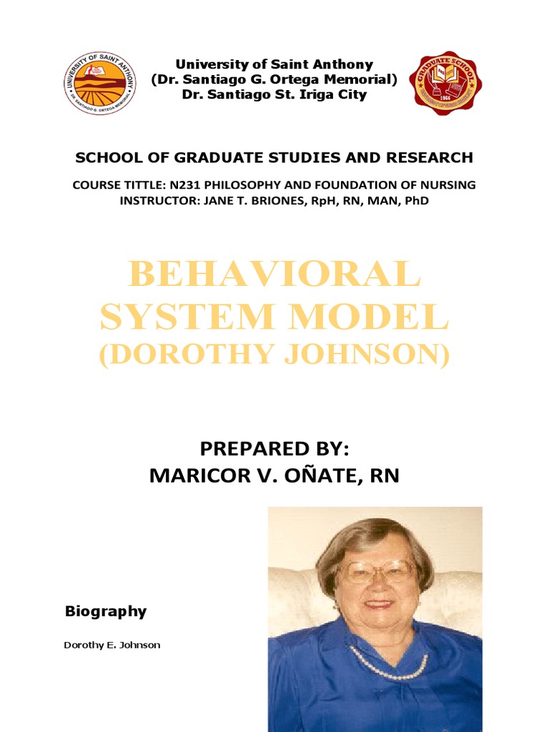 Dorothyjohnson | PDF | System | Nursing