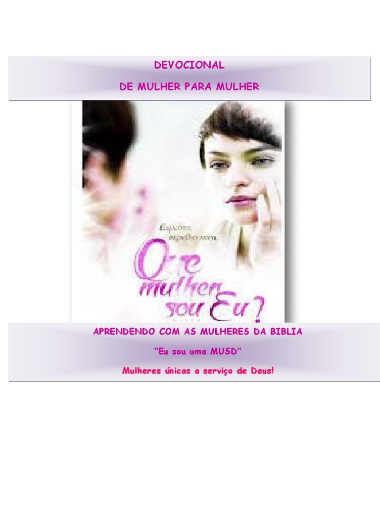 Devocional Da Mulheres Da Biblia Mes de Maio 7mulheres | PDF | Ester | Livro de Ester