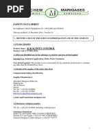 HYDREX 7310: Safety Data Sheet | PDF | Firefighting | Personal ...