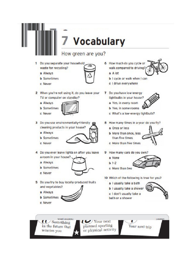 Grammar and Vocabulary Review - Units 7 and 8 | PDF