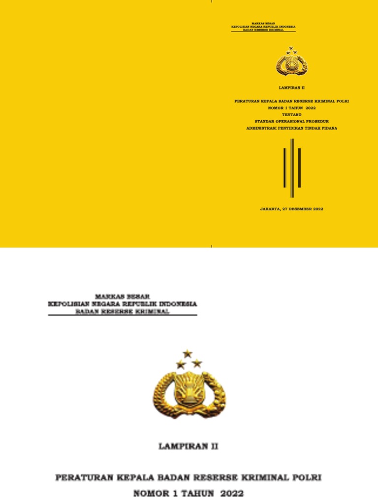 Perkaba No. 1 Tahun 2022 tentang Mindik | PDF