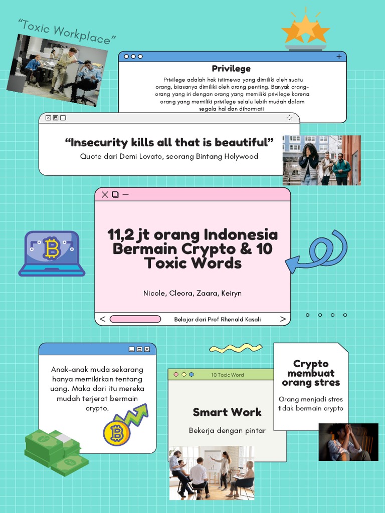 11,2 JT Orang Indonesia Bermain Crypto & 10 Toxic Words - Belajar Dari Prof Rhenald Ksali | PDF