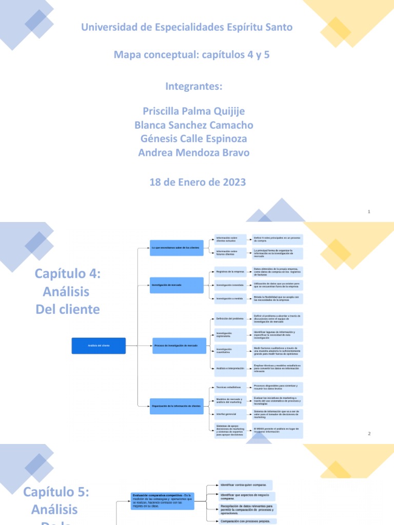 Mapa - Conceptual - Capitulos 4 y 5 | PDF