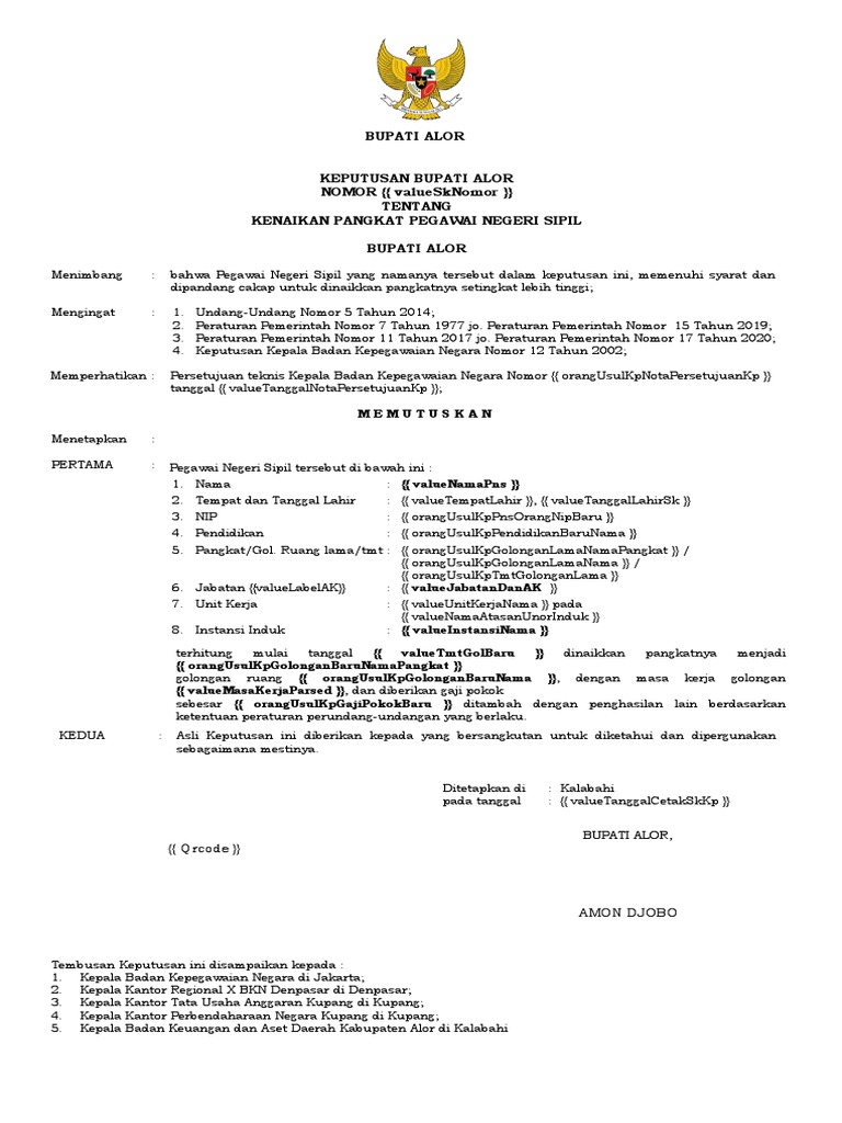 SK KP SK Perorangan | PDF